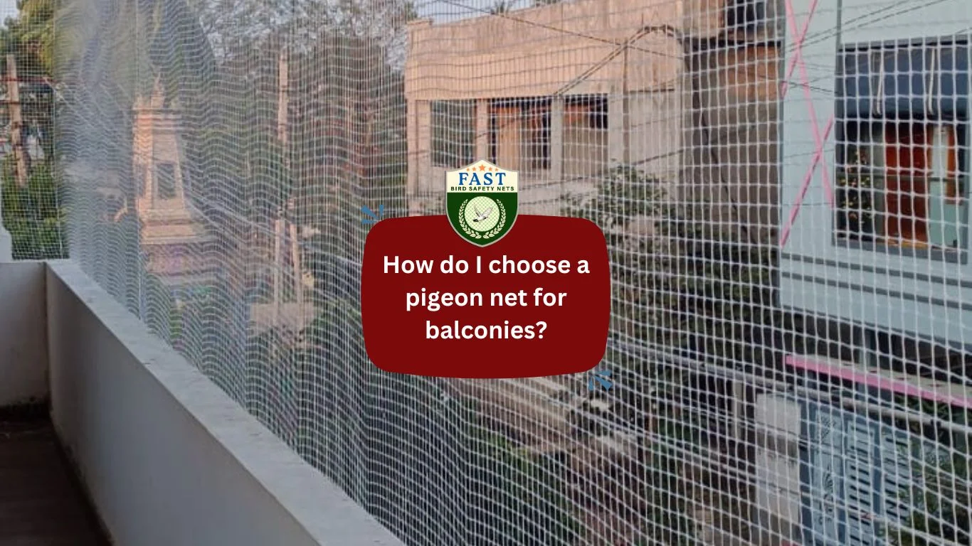 How do I choose a pigeon net for balconies? - Fast Safety Nets ...