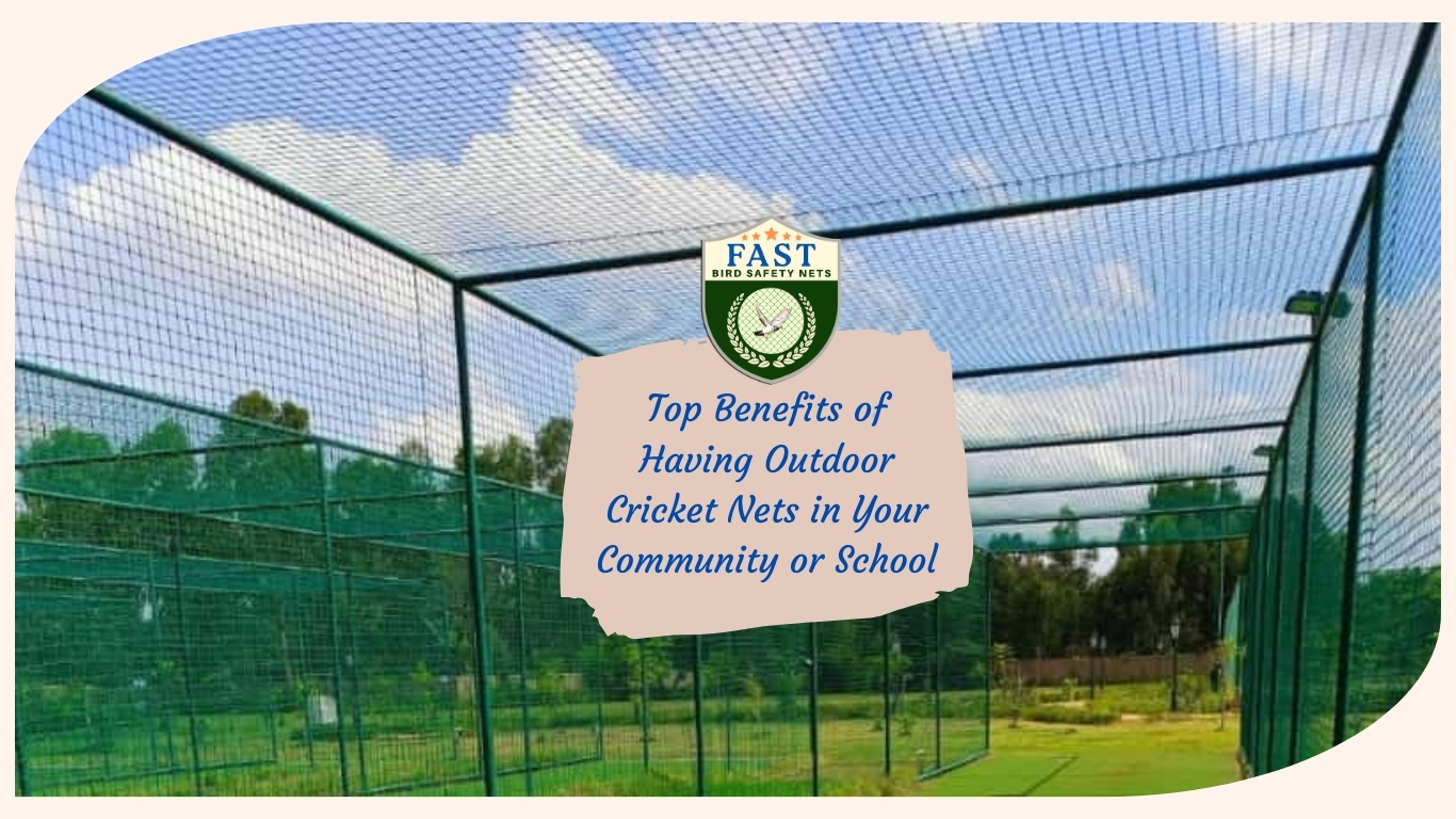 Top Benefits of Having Outdoor Cricket Nets in Your Community
