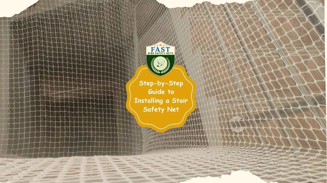 Step-by-Step Guide to Installing a Stair Safety Net - Fast Safety Nets ...
