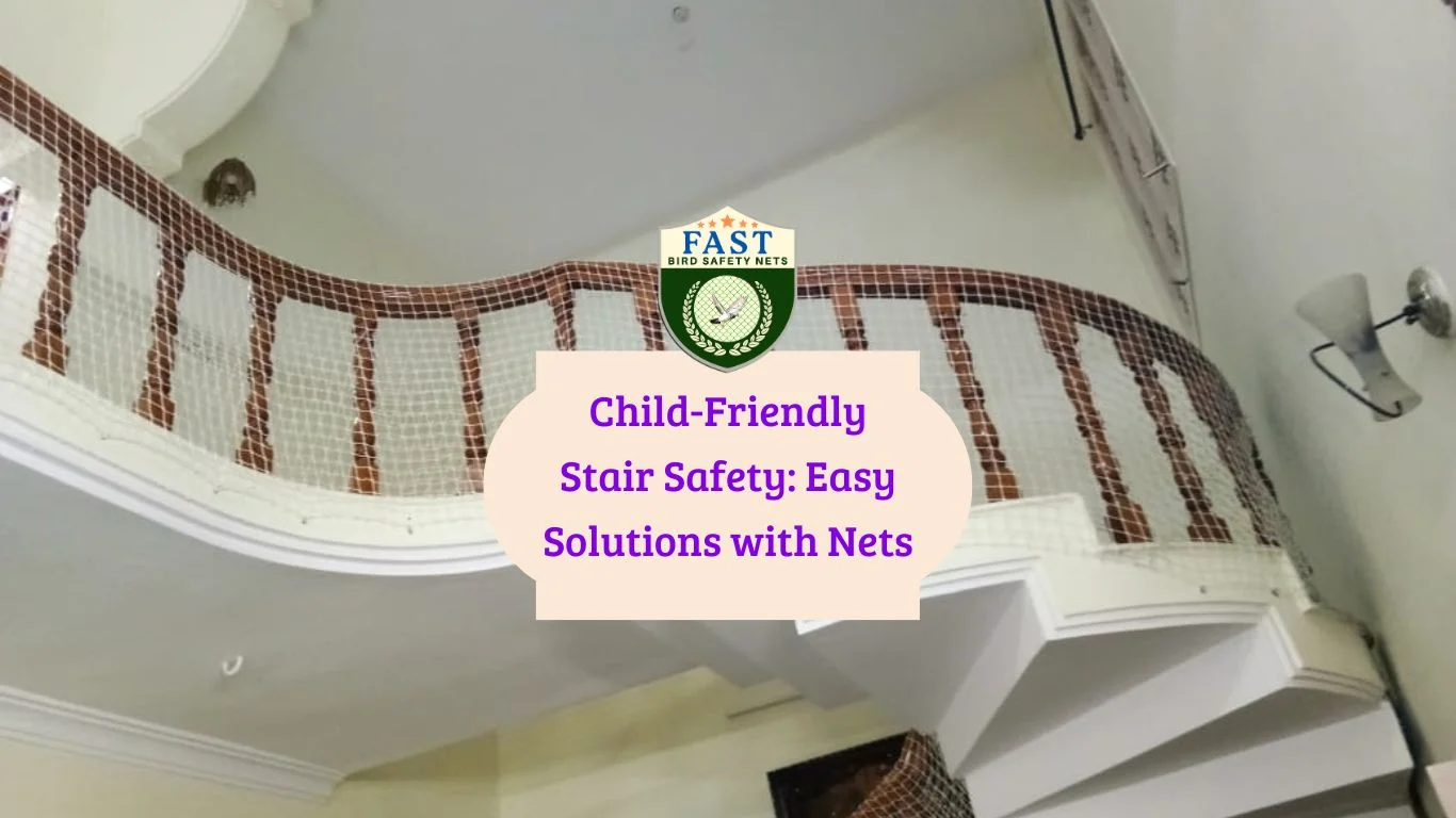 Child-Friendly Stair Safety: Easy Solutions with Nets - Fast Safety ...