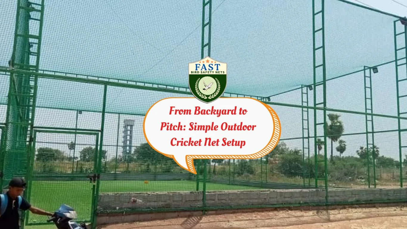 From Backyard to Pitch: Simple Outdoor Cricket Net Setup - Fast Safety ...